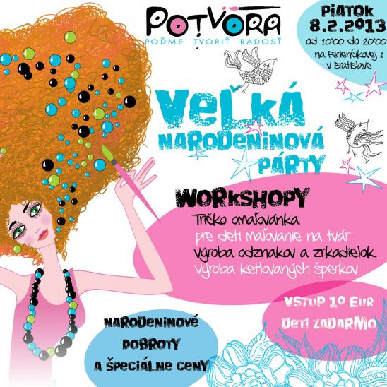 Veľká narodeninová párty / PoTvoRa / SAShE.sk